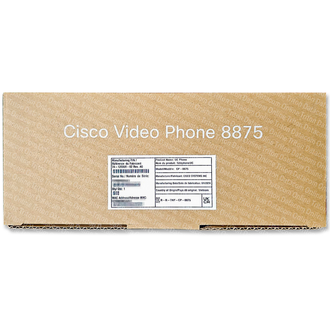 CP-8875-K9 - Cisco 8875 Webex VoIP Phone - Charcoal colorway – Triton ...