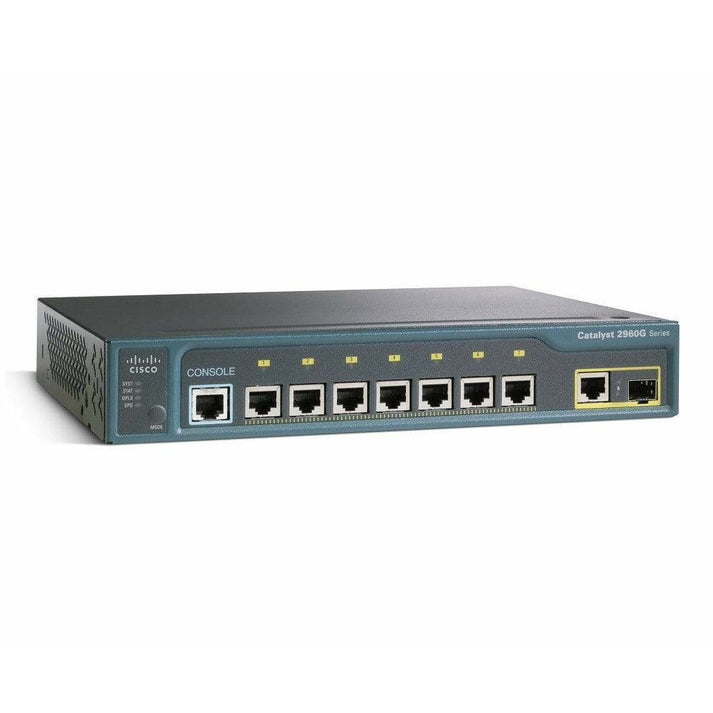 Cisco Catalyst 2960 8 Port Gigabit + 1 T/SFP LAN Base Switch - WS-C296 ...